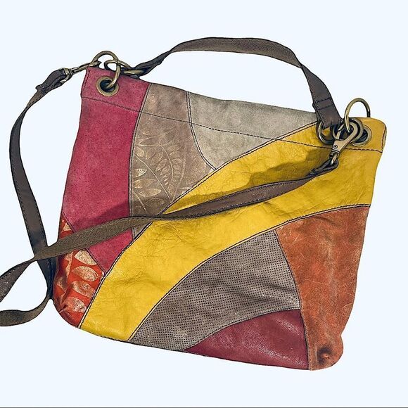 Fossil | Bags | Vintagefossilpatchwork | Poshmark